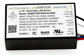 LTF DS6W300C1020UD Dimmable Low Voltage LED Driver – Lighting Supply Guy