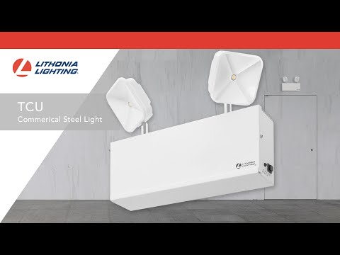 Lithonia TCU-750L-M4 6.6 watt LED 2-Light Commercial Emergency Light ...